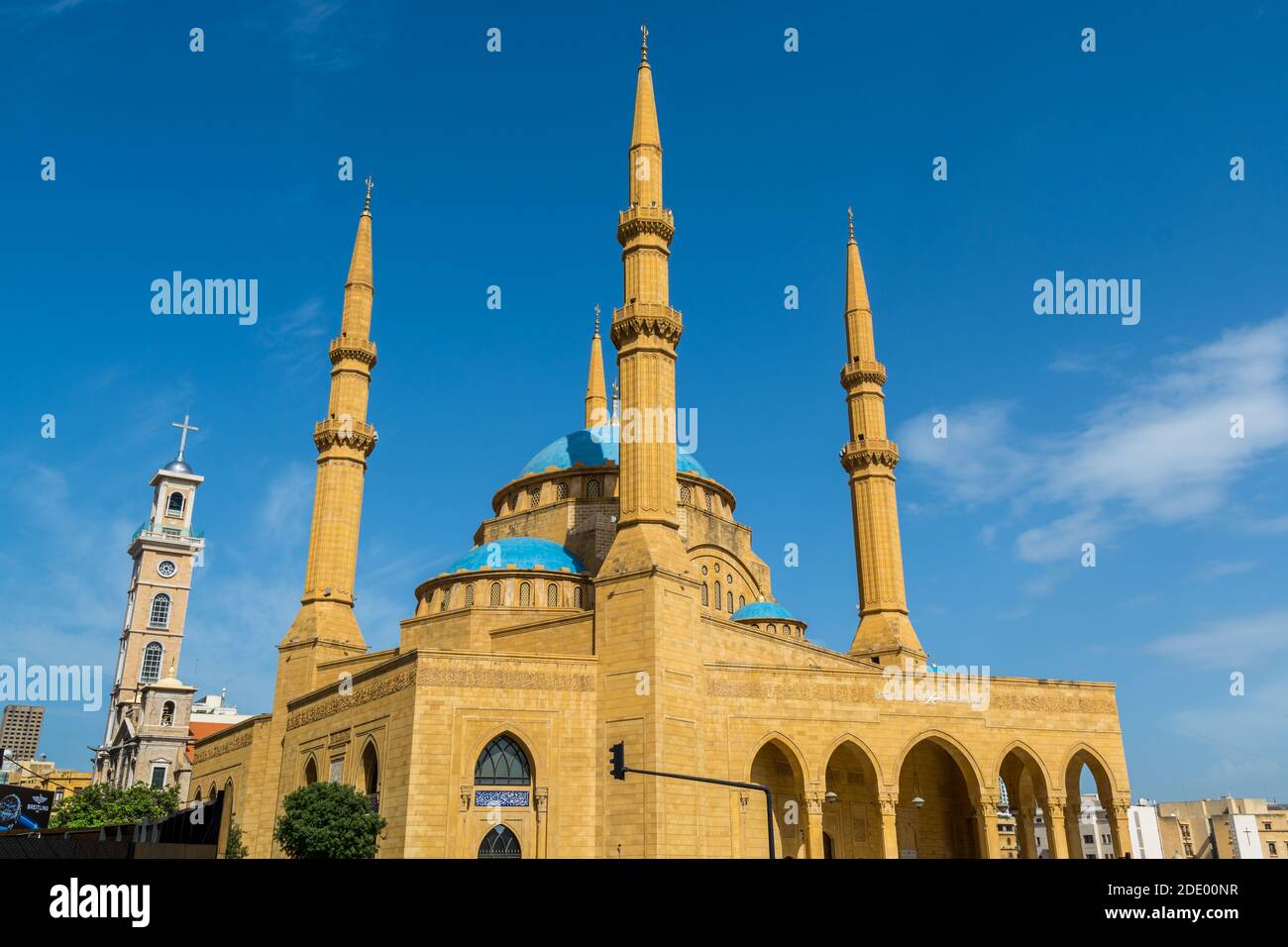 The Mohammad Al-Amin Mosque, also referred to as the Blue Mosque, is a ...