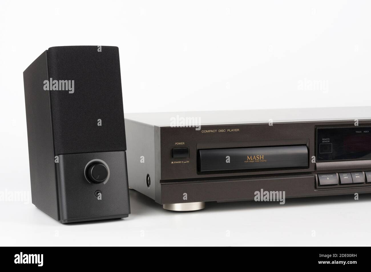 CD Player Stereo Hi-fi and stereo speaker. High-end audio equipment on ...