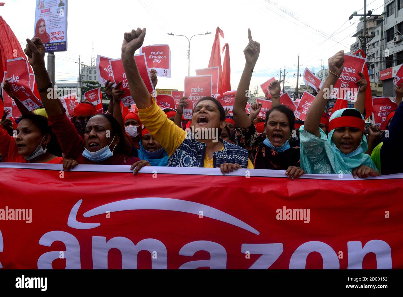 Activists of Sammilito Garments Sramik Federation (Combined Garments ...