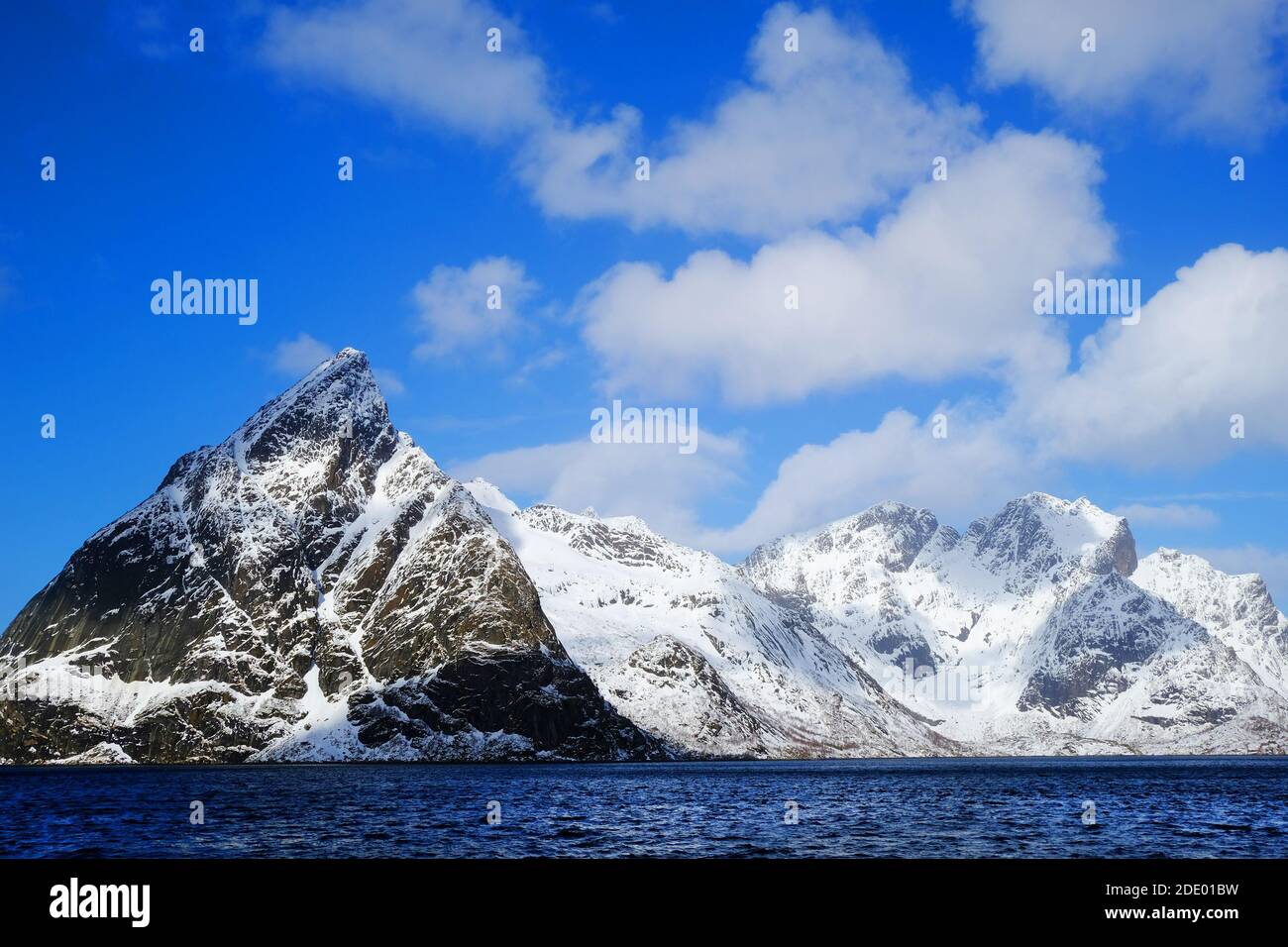 Winter landscape in Lofoten Archipelago, Norway, Europe Stock Photo - Alamy