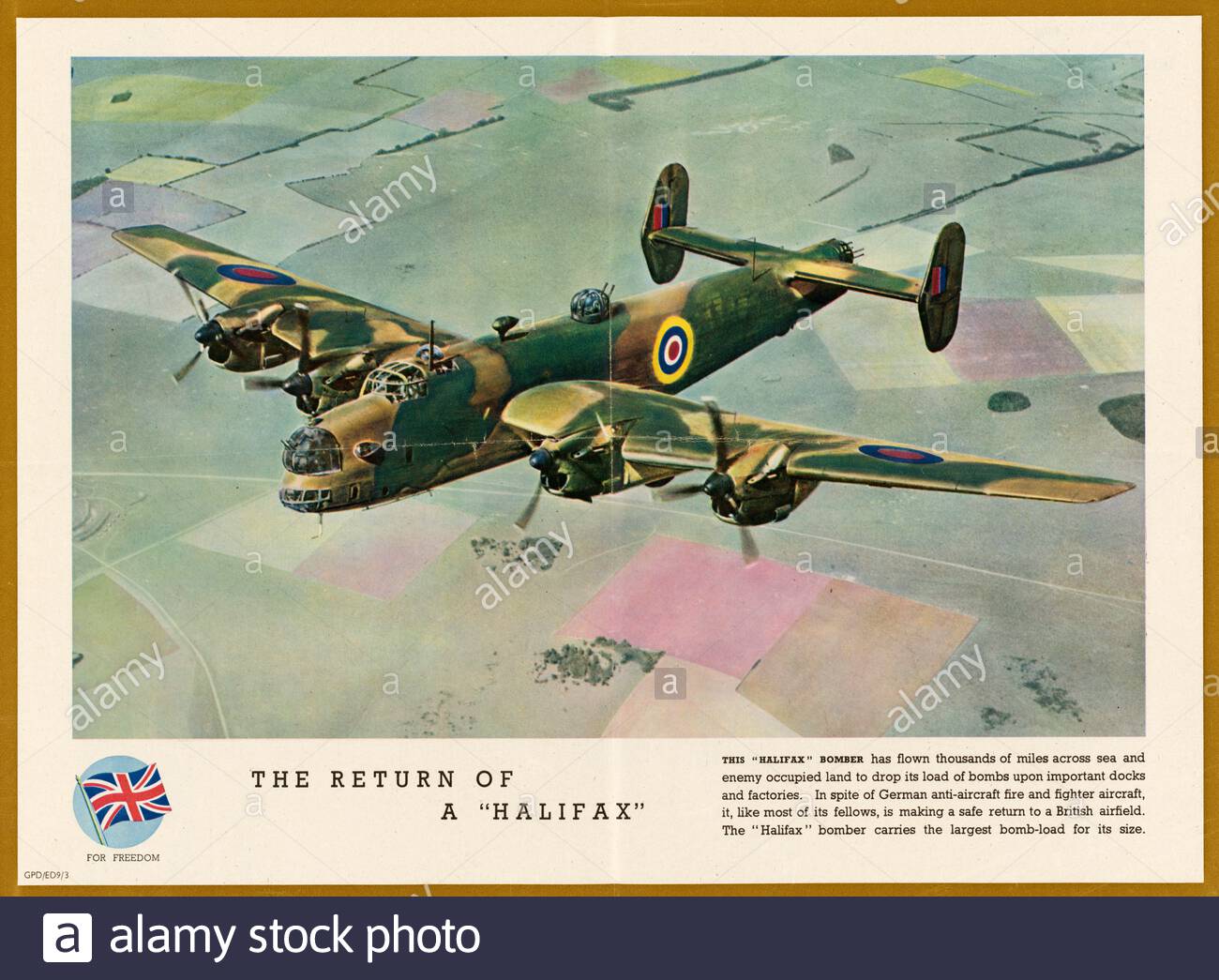 British World War 2 Public Information Propaganda poster Stock Photo ...