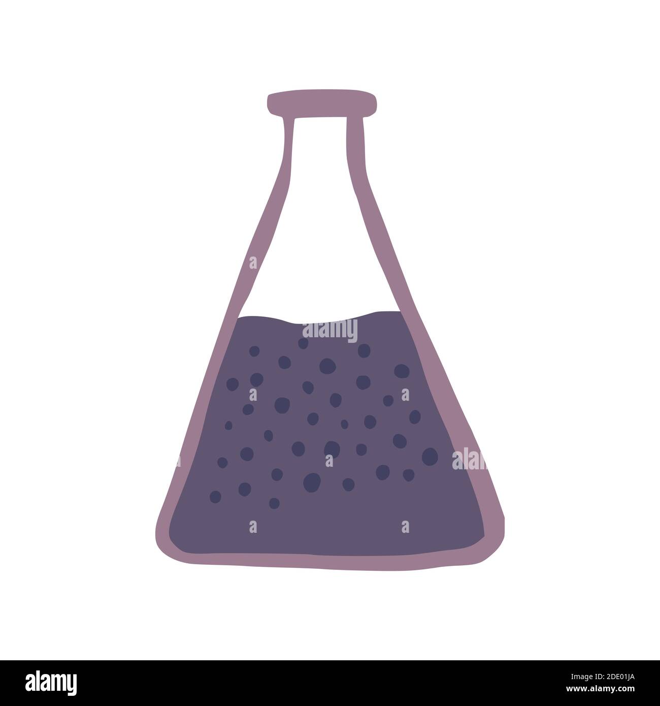 Conical flask in laboratory Cut Out Stock Images & Pictures - Alamy