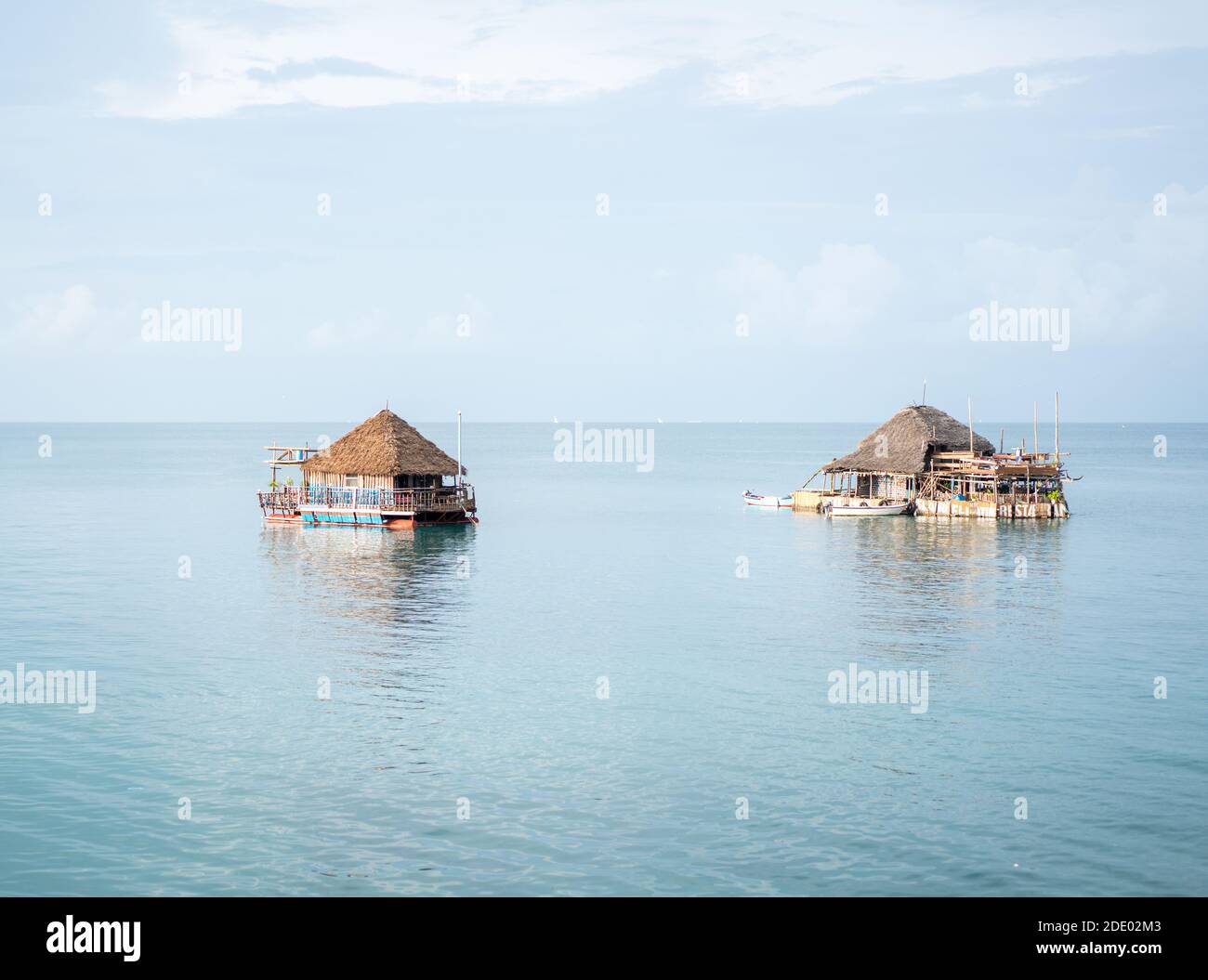 Wooden house on water Stock Photo - Alamy