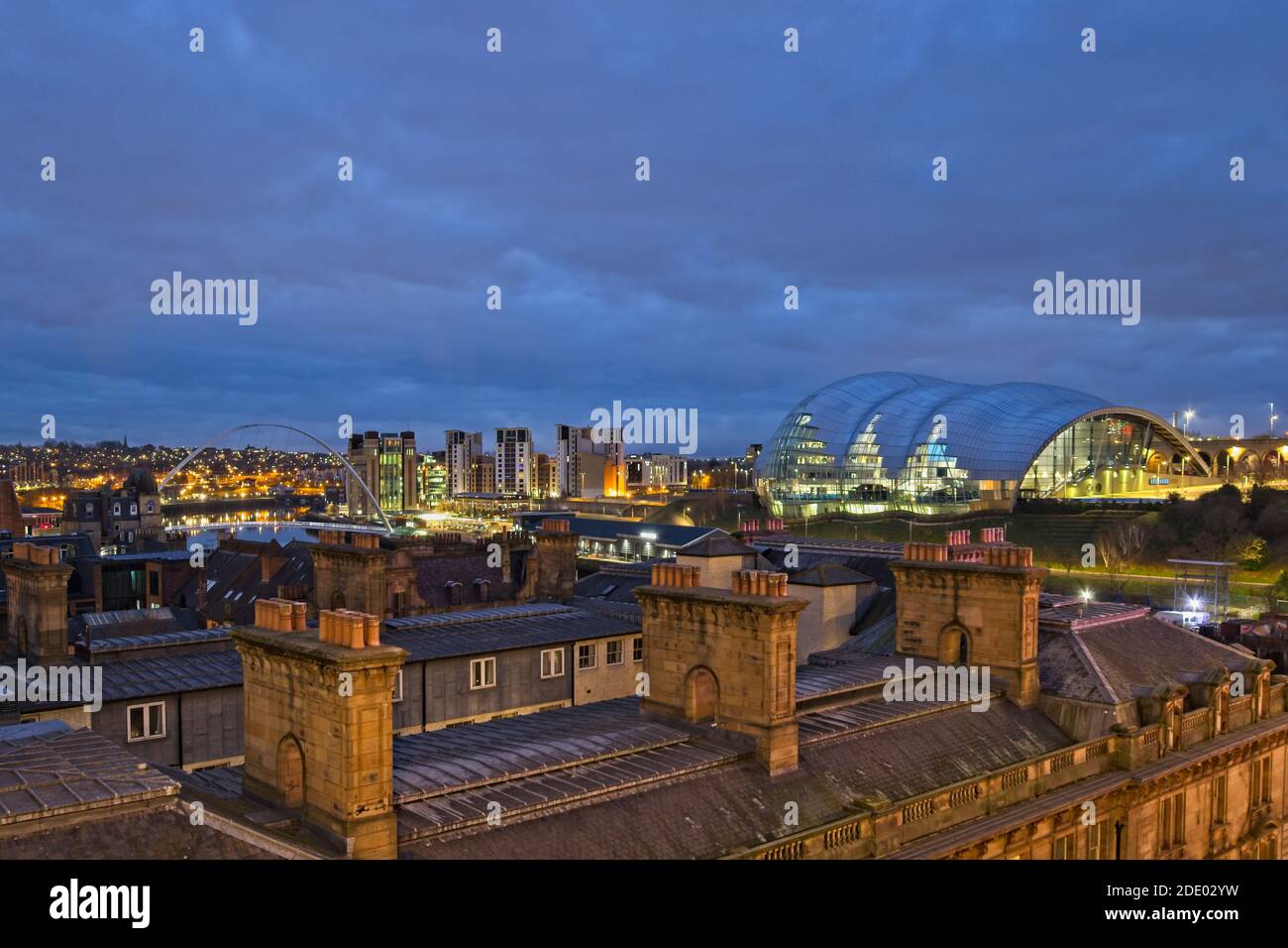 Captured from the Tyne Bridge in Newcastle upon Tyne, these chimney ...