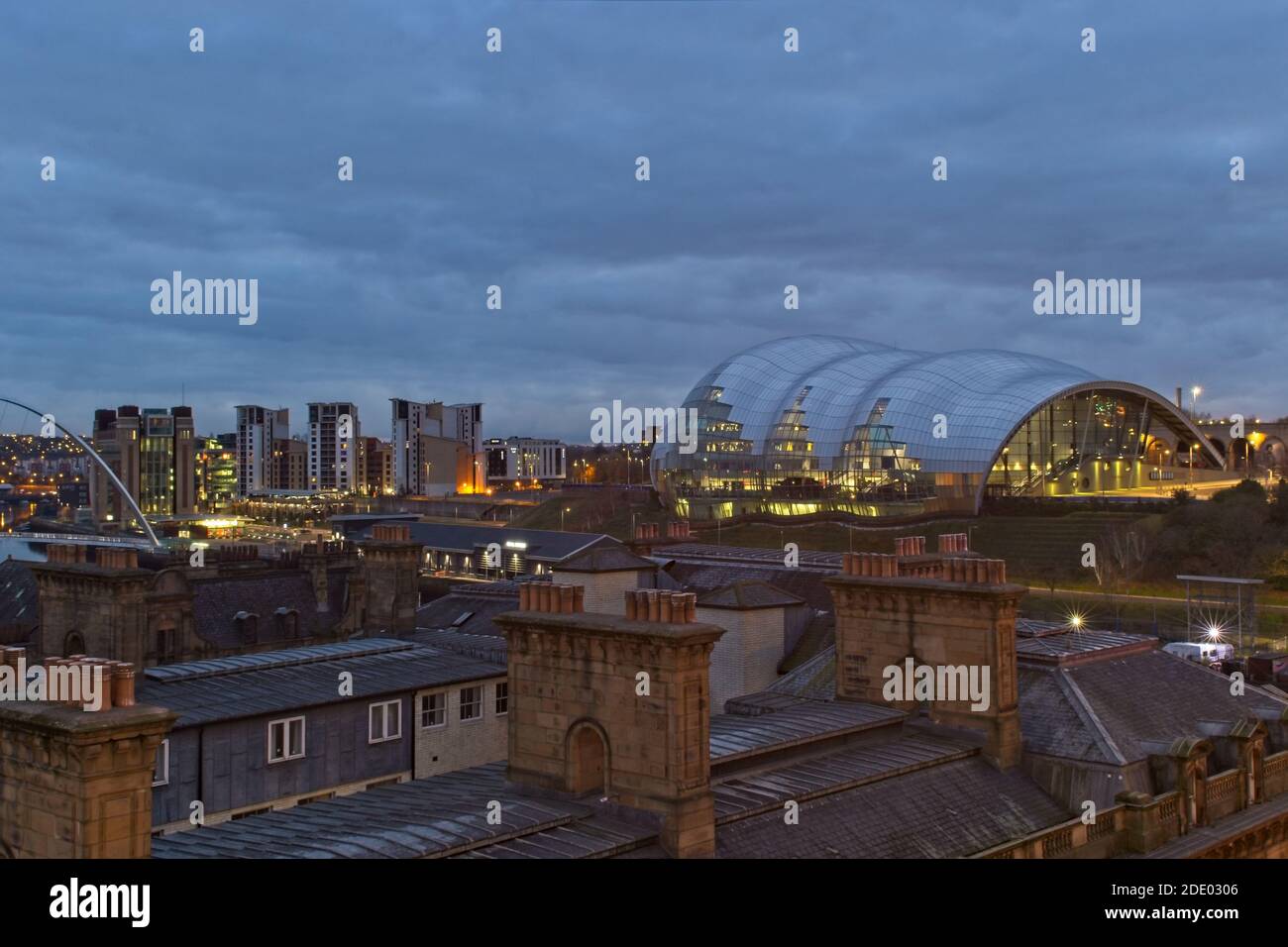 Captured from the Tyne Bridge in Newcastle upon Tyne, these chimney ...