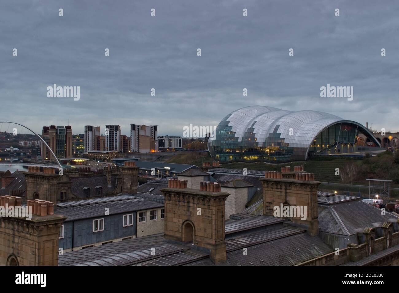 Captured from the Tyne Bridge in Newcastle upon Tyne, these chimney ...