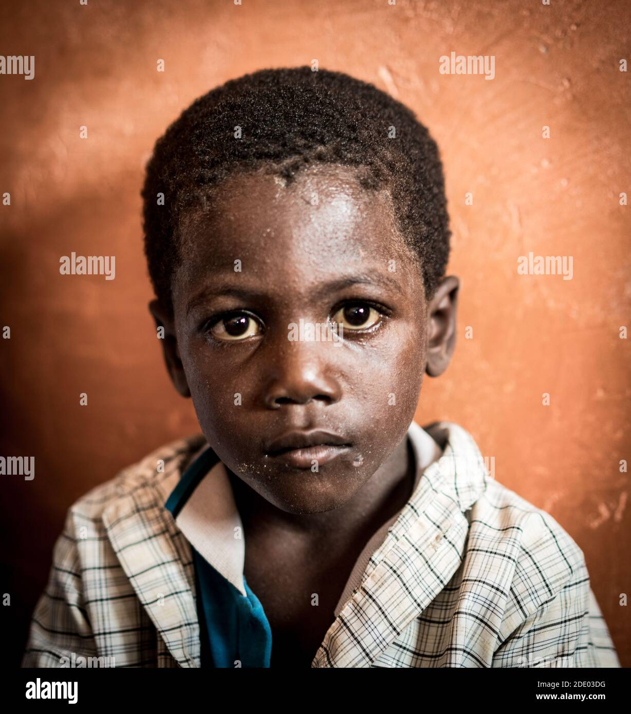 African boy portrait Stock Photo - Alamy