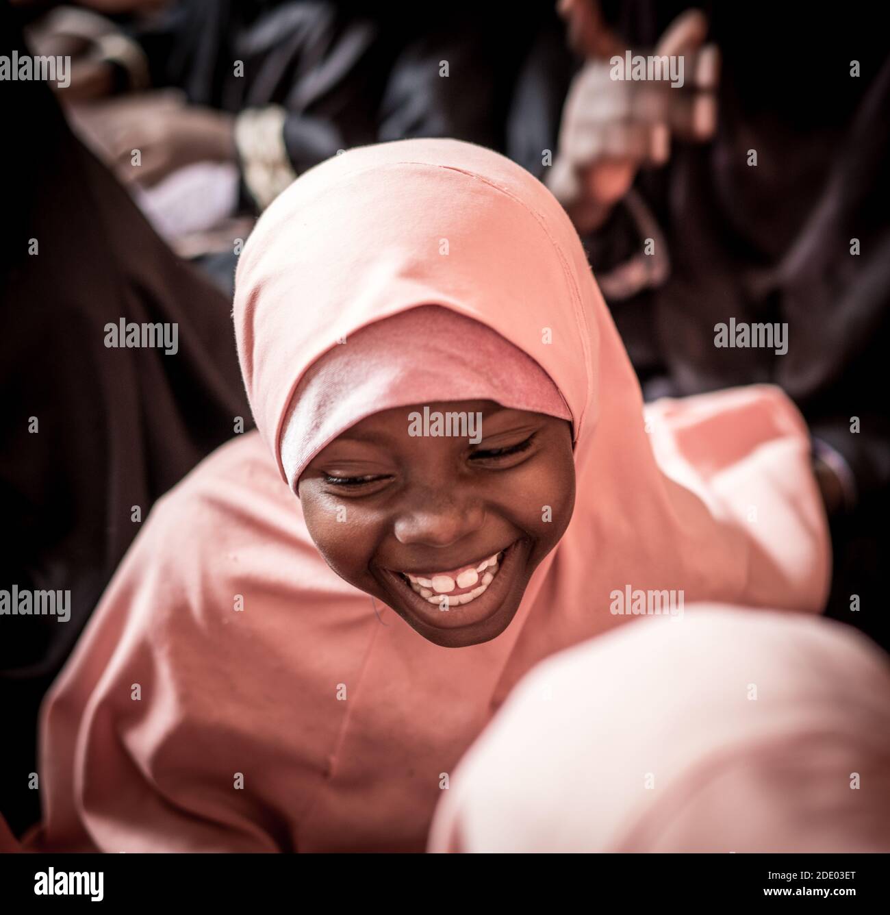 Muslim little girls in school Stock Photo - Alamy