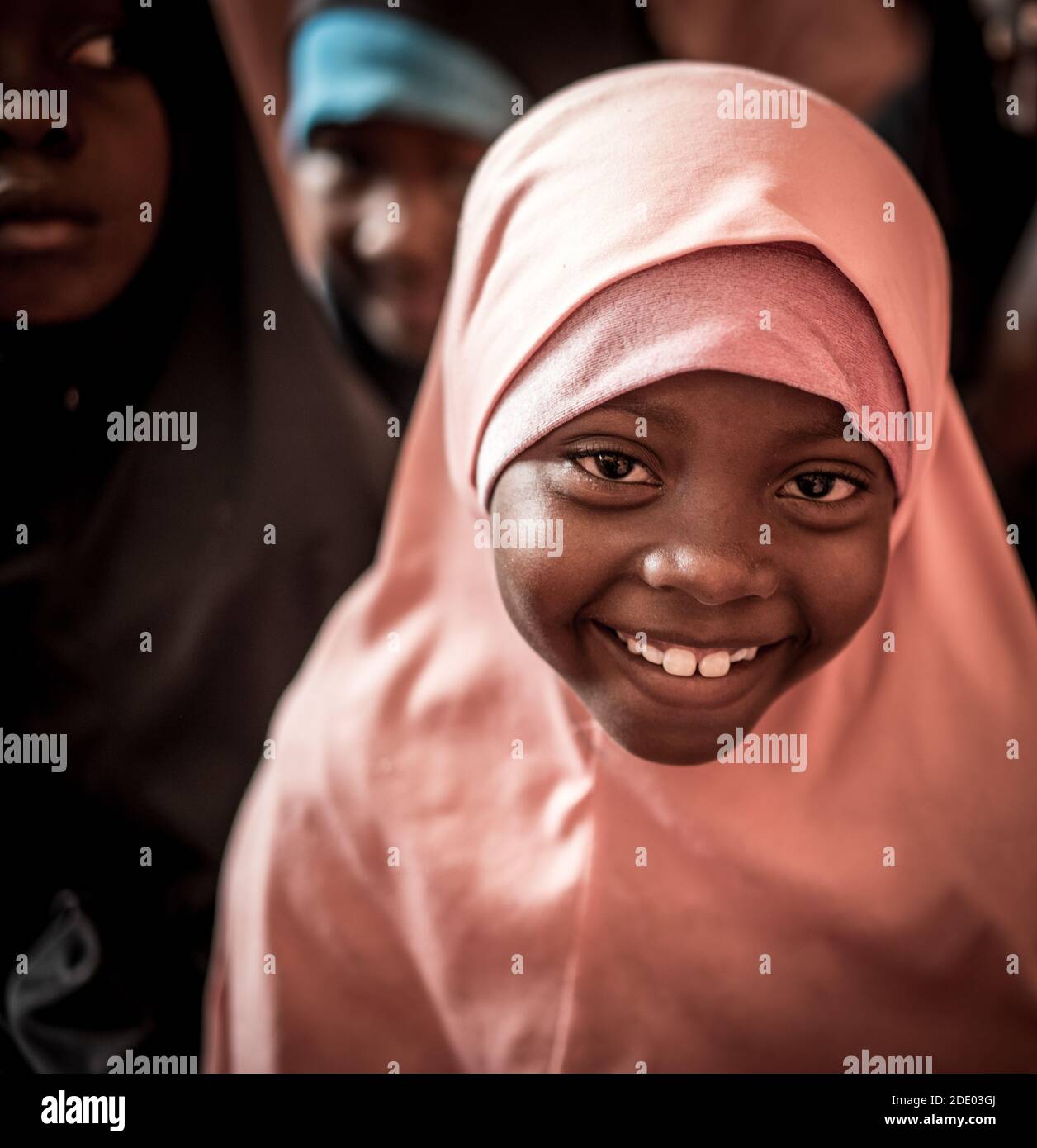 Muslim little girls in school Stock Photo - Alamy