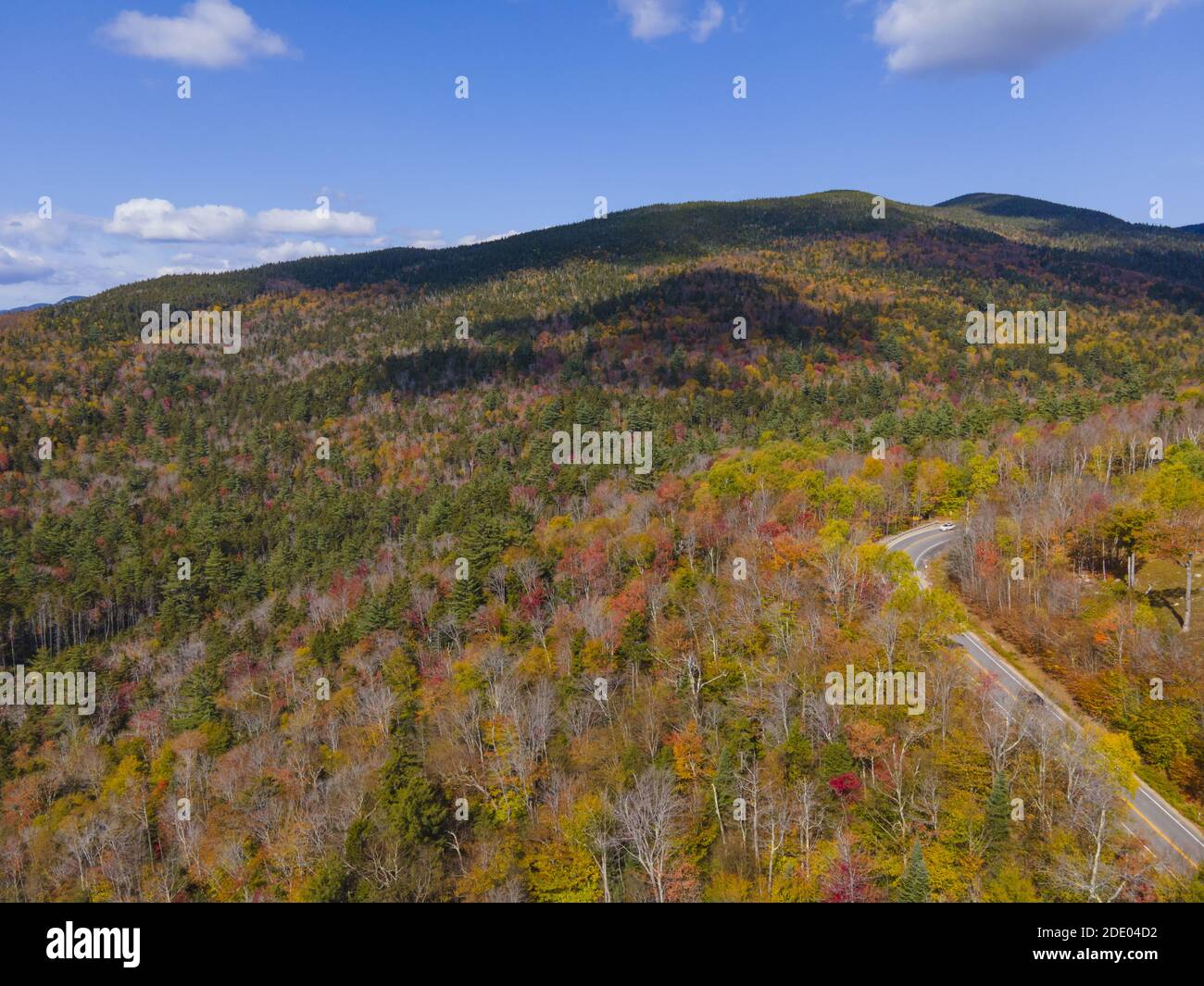 White Mountain National Forest fall foliage on Kancamagus Highway near ...