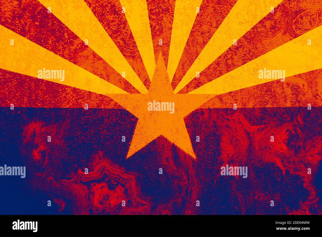 Az state flag hi-res stock photography and images - Alamy