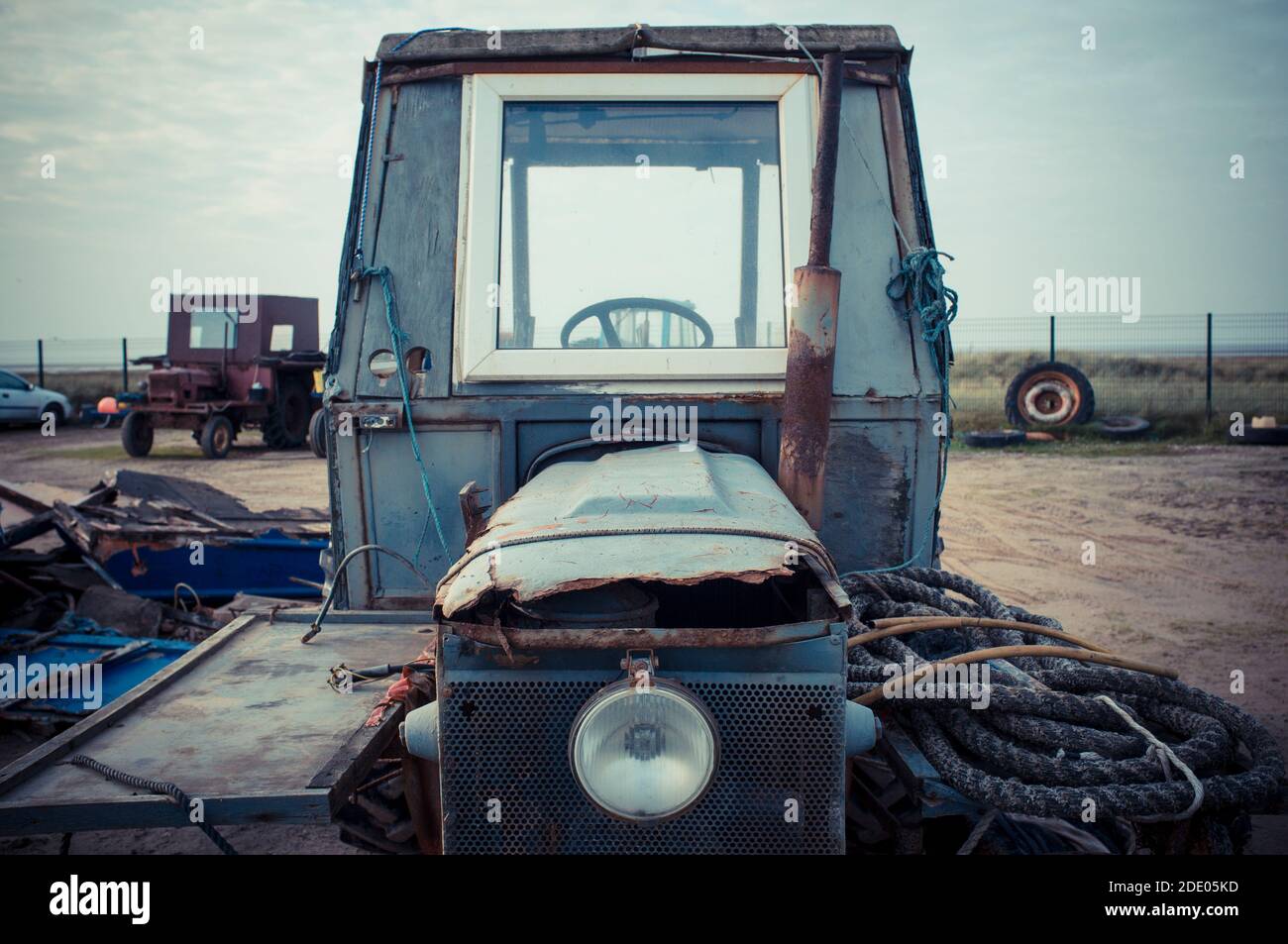 Shrimpers - Amphibious Shrimping Vehicles, Southport Stock Photo - Alamy