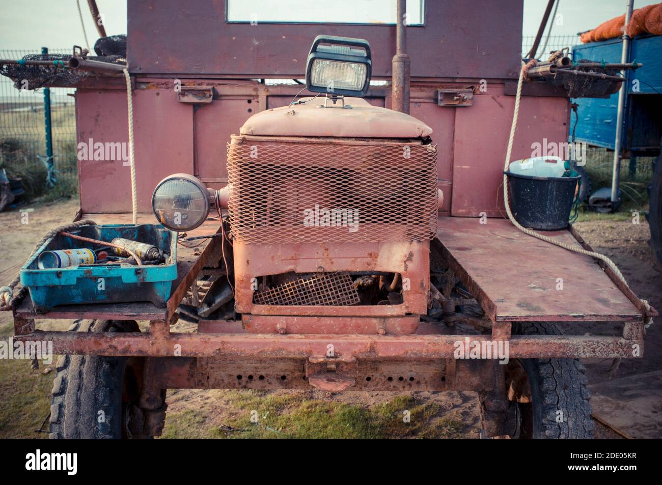 Shrimpers - Amphibious Shrimping Vehicles, Southport Stock Photo - Alamy