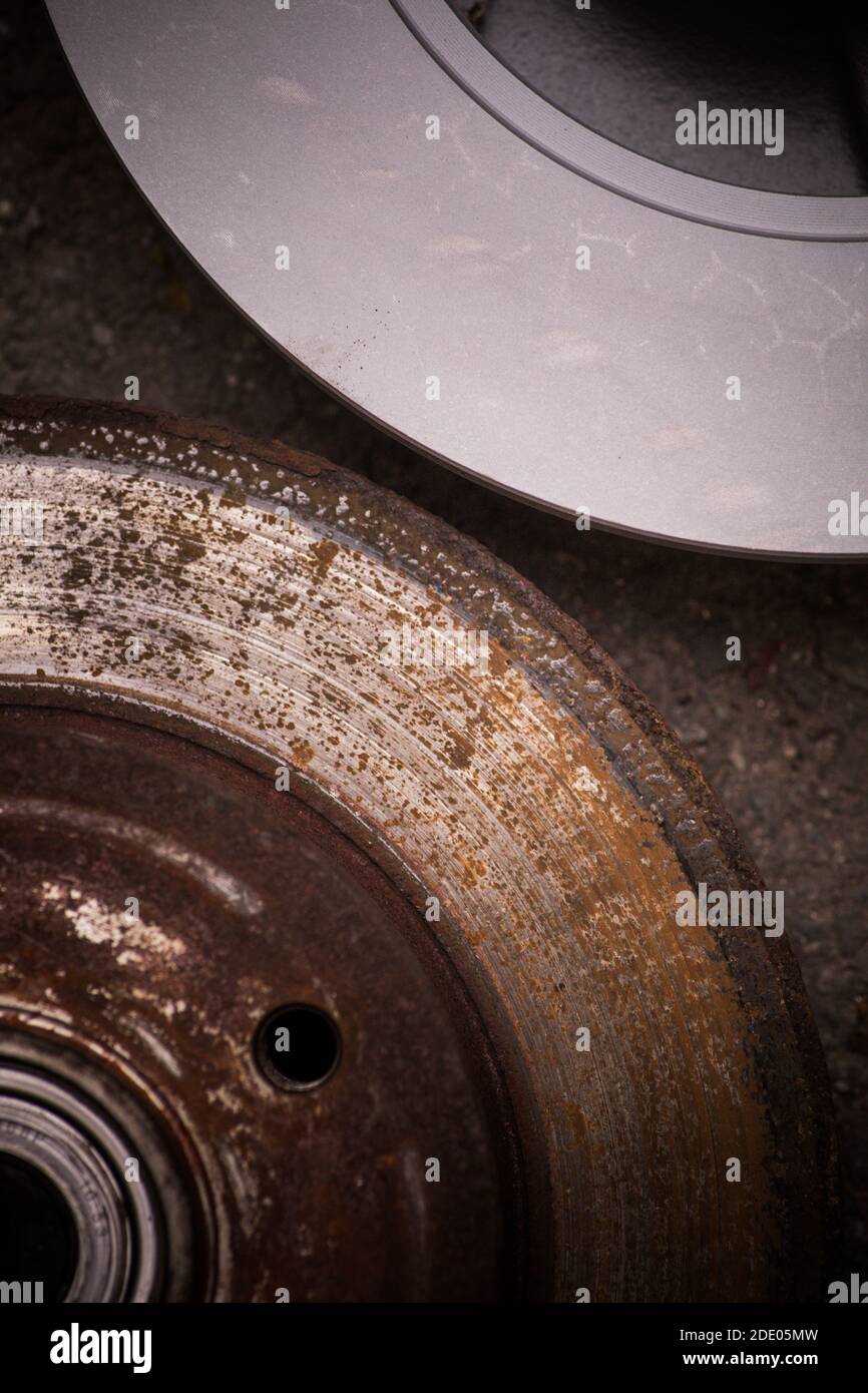 One old car brake hi-res stock photography and images - Alamy
