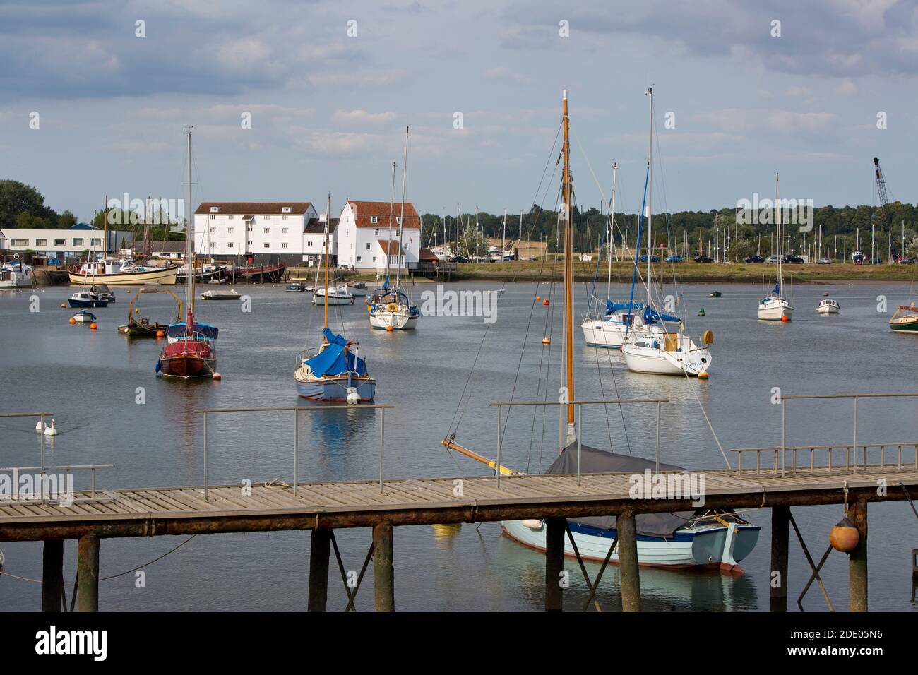 The harbour at Woodbridge in Suffolk Stock Photo - Alamy