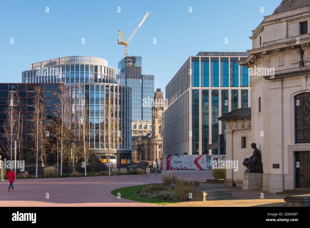 View along Centenary Way of new buildings One Centenary Way, One ...