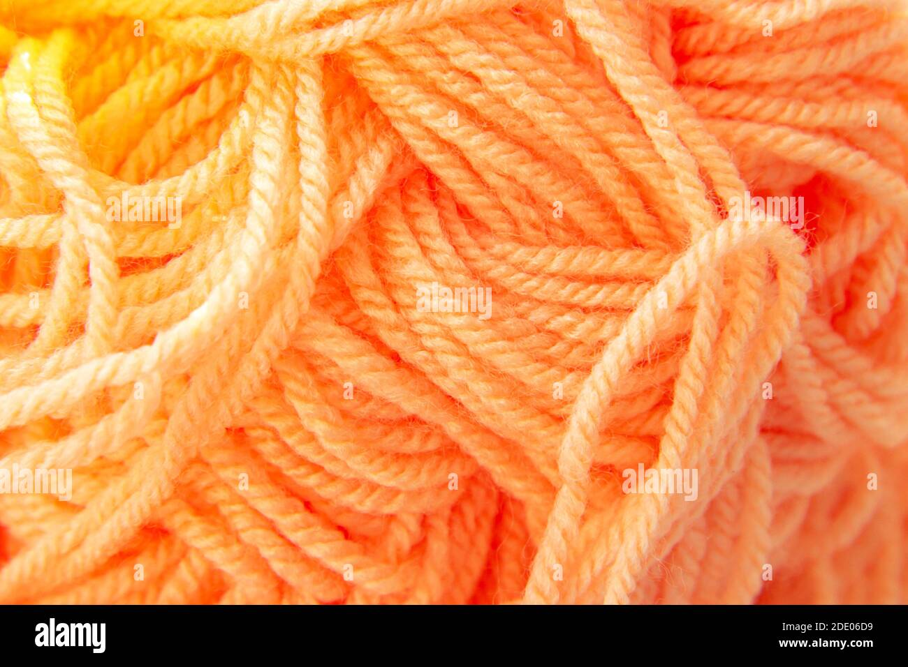 Tangled wool texture. Textured background of bright orange threads ...