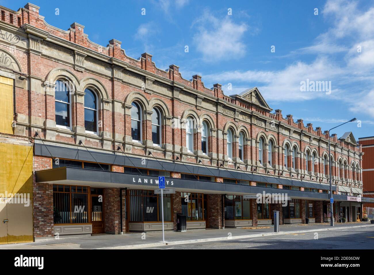 The historic 1905 Duncan's Buildings in Christchurch, New Zealand ...
