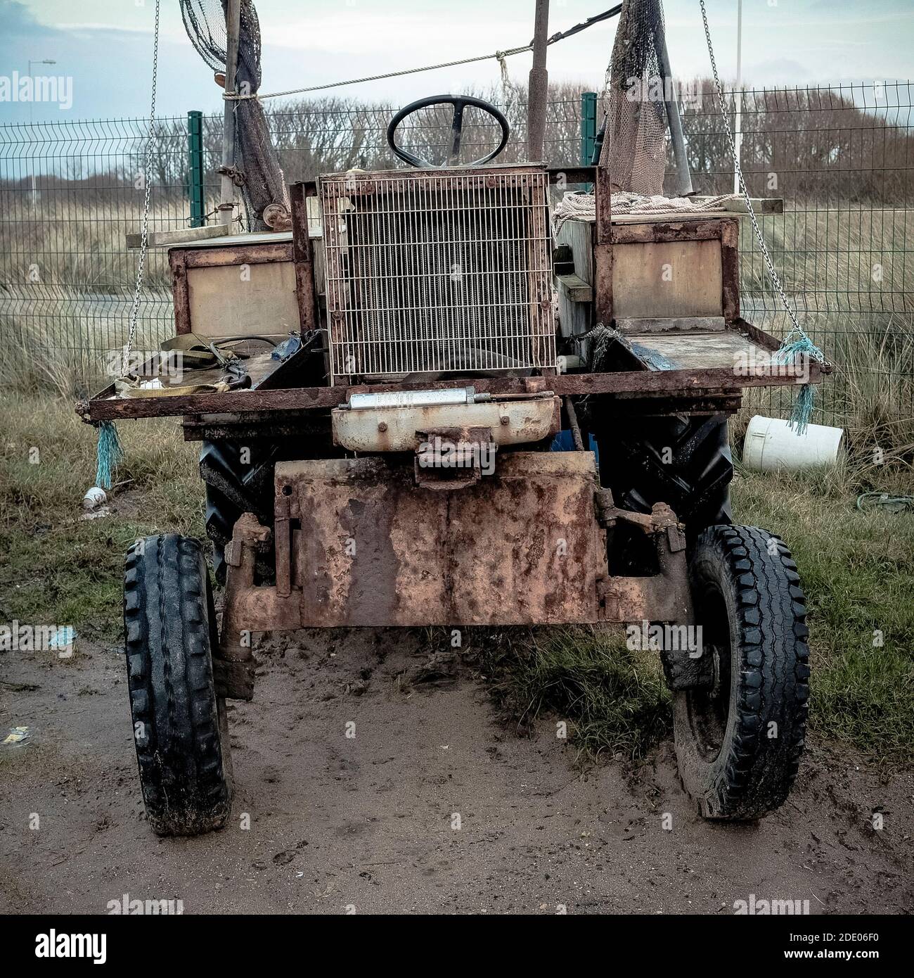 Shrimpers - Amphibious Shrimping Vehicles, Southport Stock Photo - Alamy