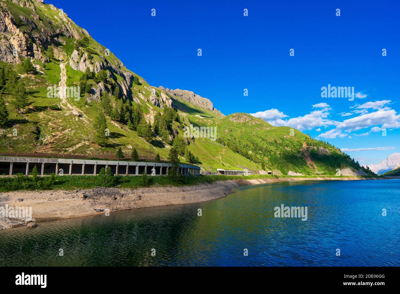 Lago Fedaia (Fedaia Lake), Fassa Valley, Trentino Alto Adige, an ...