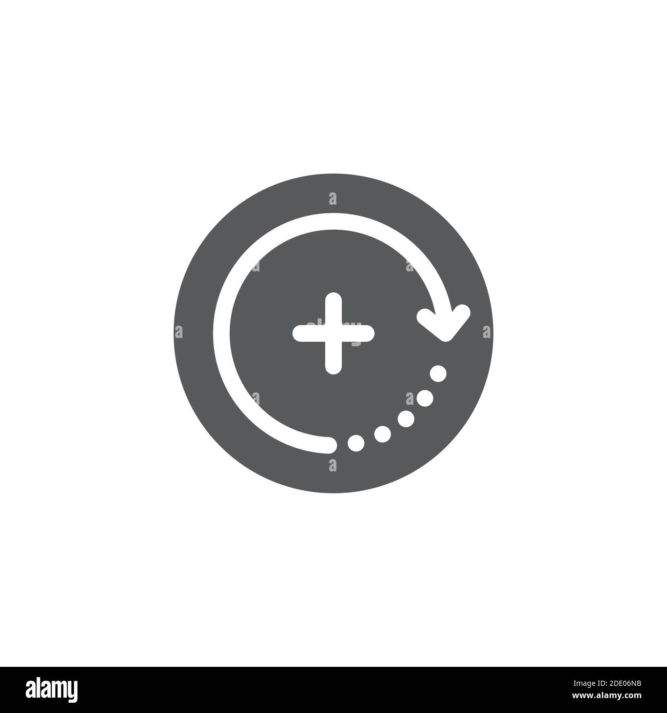 Extra hour, extra time color, line, outline vector sign, linear style ...