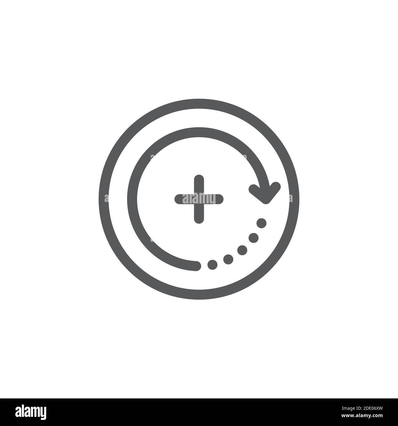 Plus increase logo Stock Vector Images - Alamy