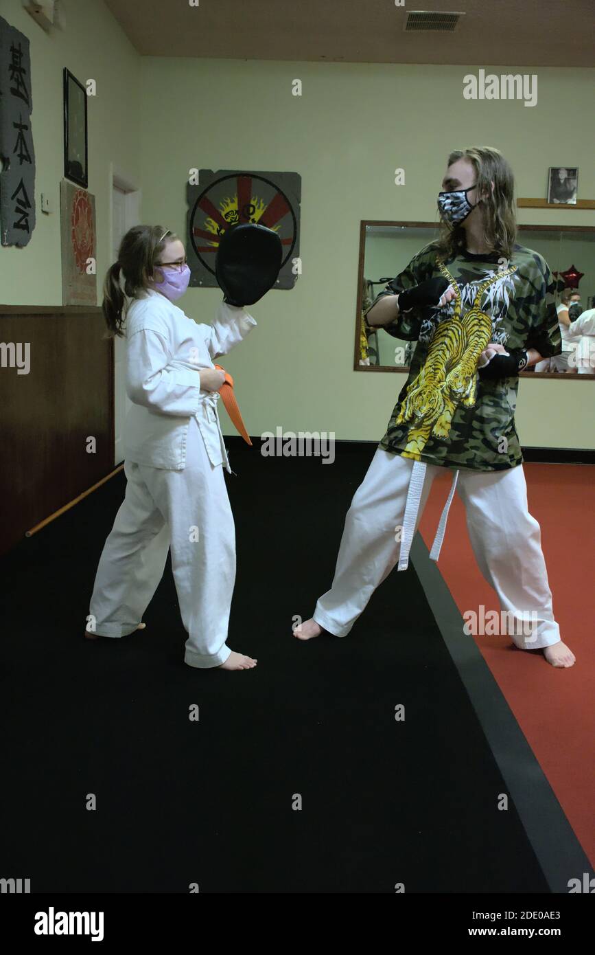 These Action photographs are of my son and daughter at their karate ...