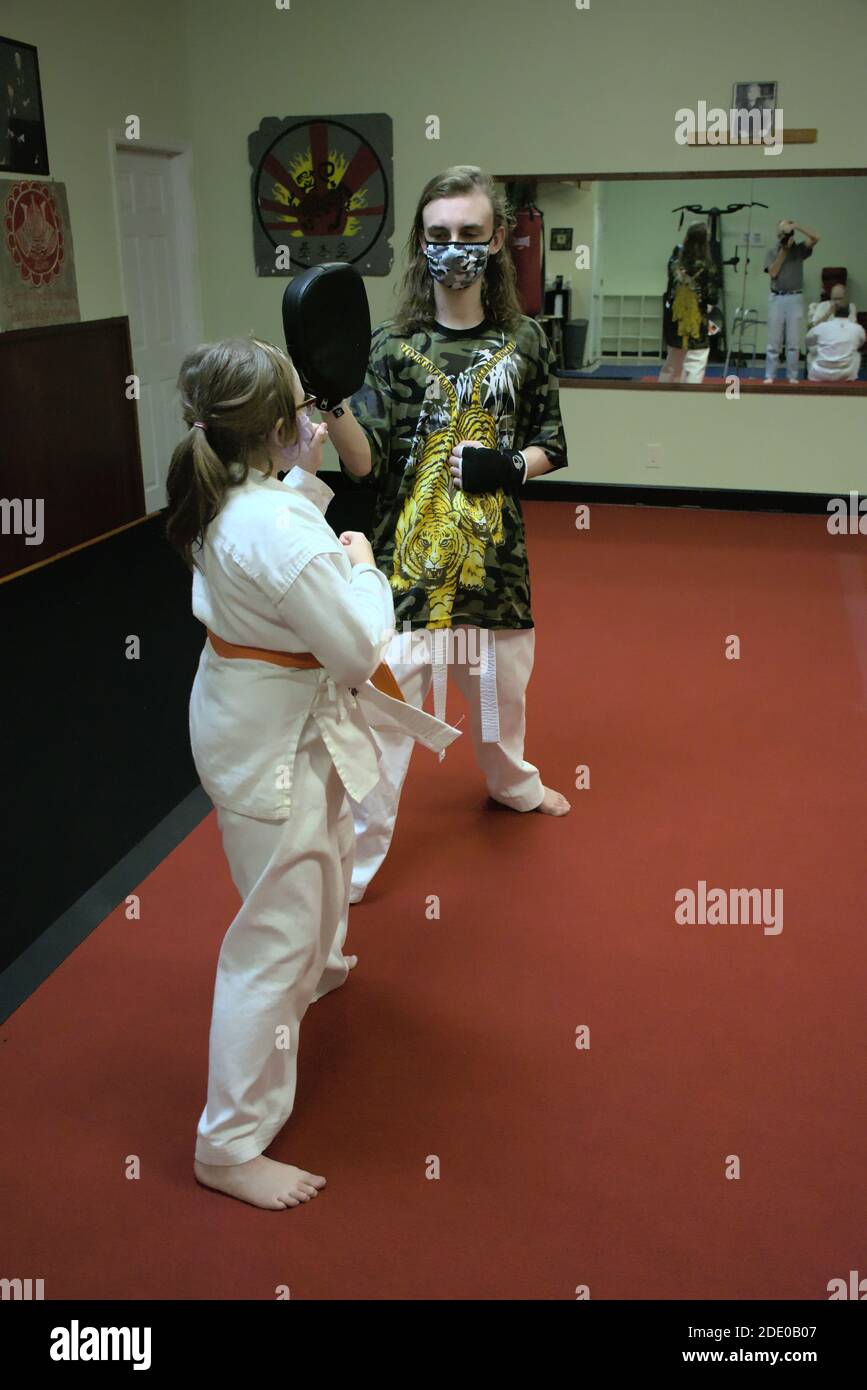 These Action photographs are of my son and daughter at their karate ...