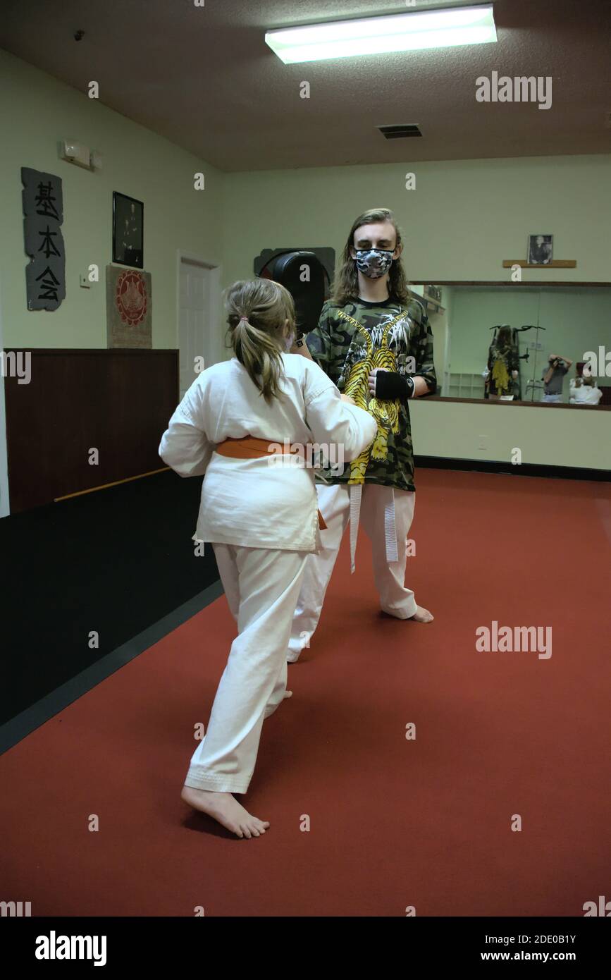 These Action photographs are of my son and daughter at their karate ...