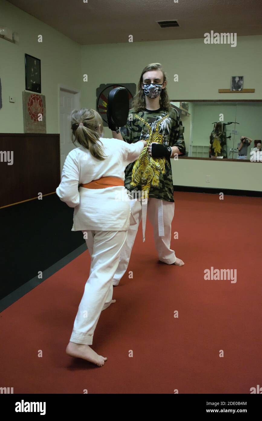 These Action photographs are of my son and daughter at their karate ...