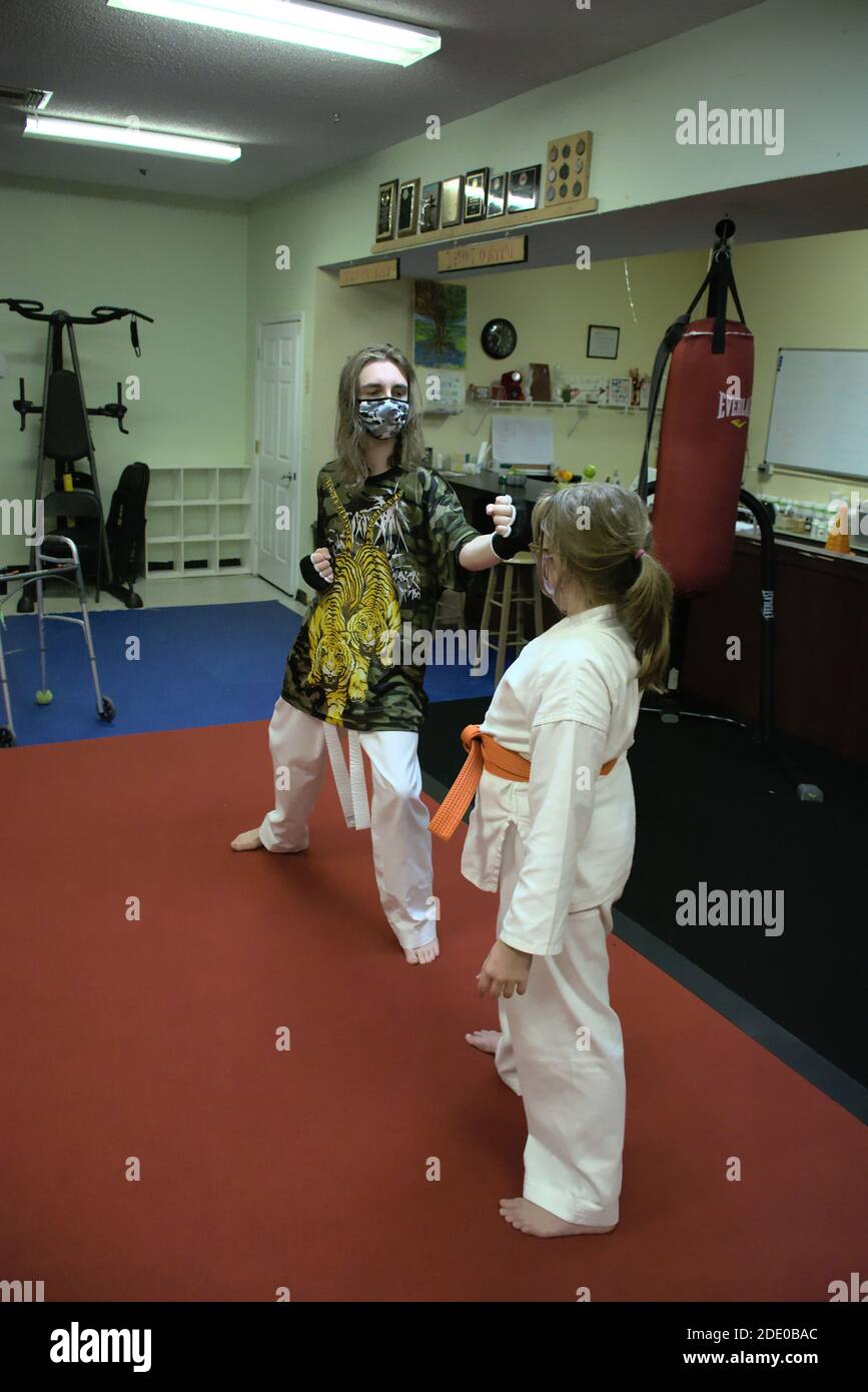 These Action photographs are of my son and daughter at their karate ...