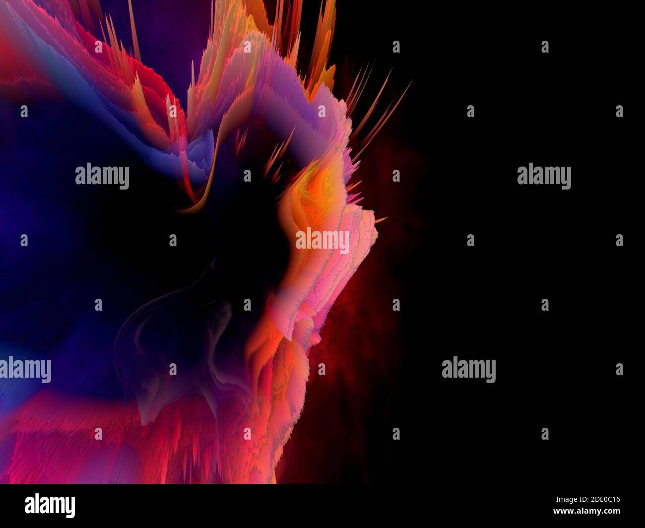 Pattern design made with the help of graphics editing and formatting ...