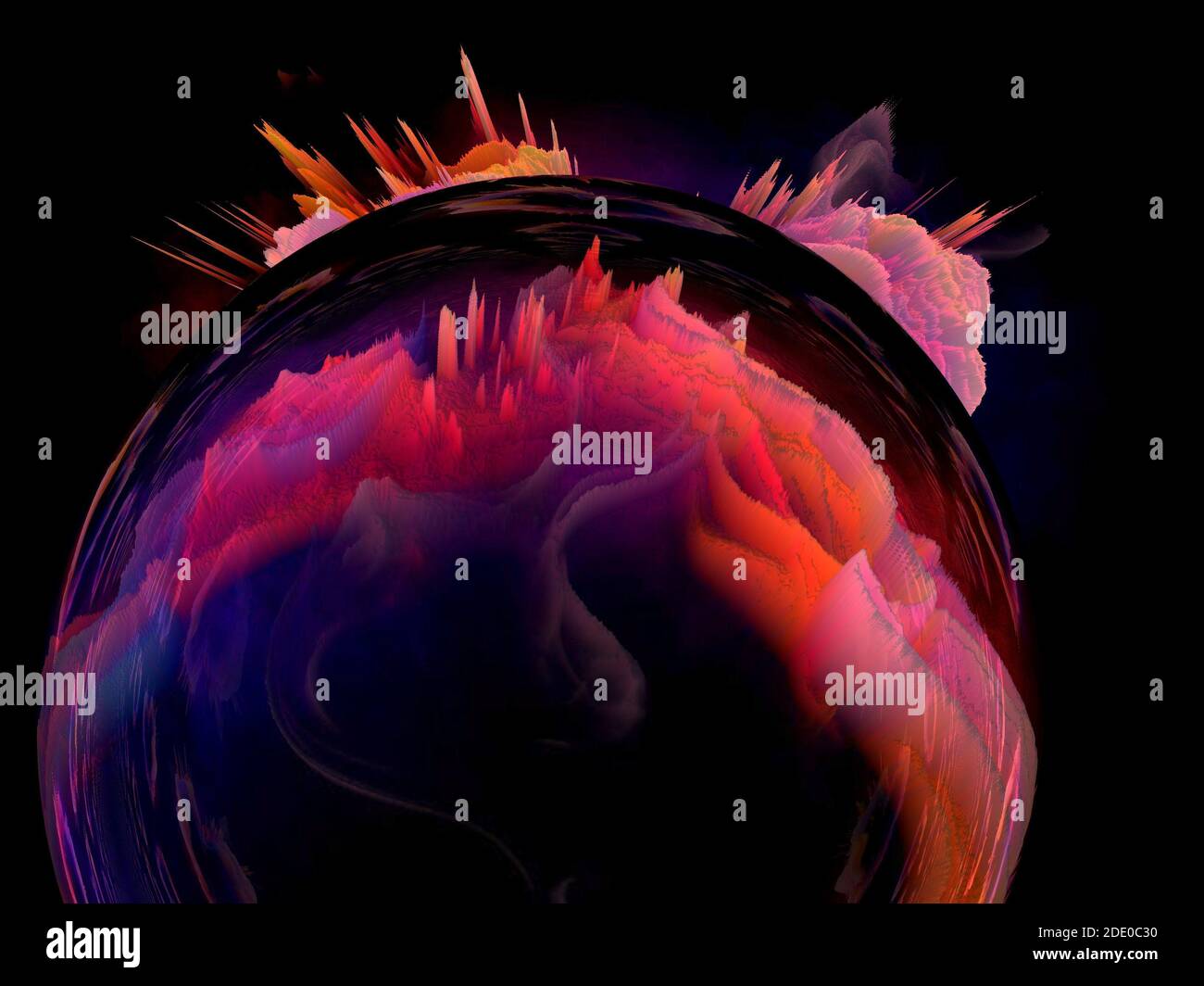 Pattern design made with the help of graphics editing and formatting ...