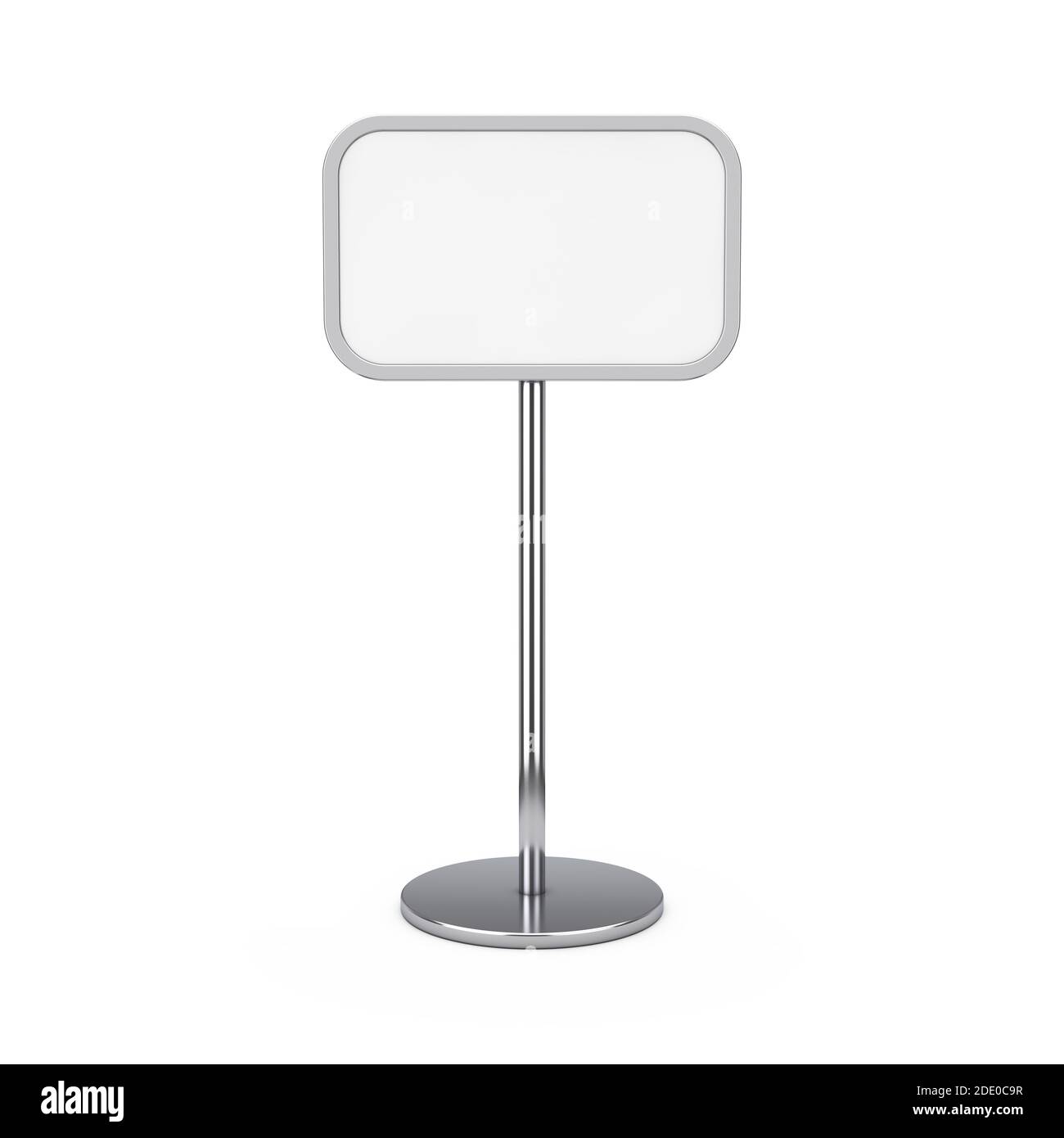 Empty Blank Outdoor or Indoor Advertising Stand Sidewalk Board on a ...