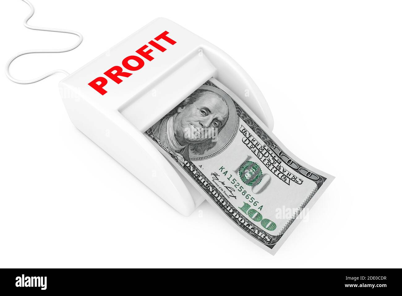 Make Money with Profit Concept. Money Maker Profit Machine with Dollars ...