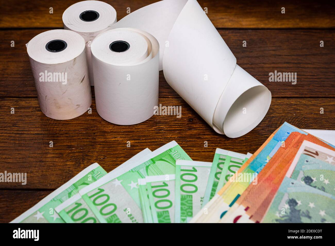 Bank check tape hi-res stock photography and images - Alamy