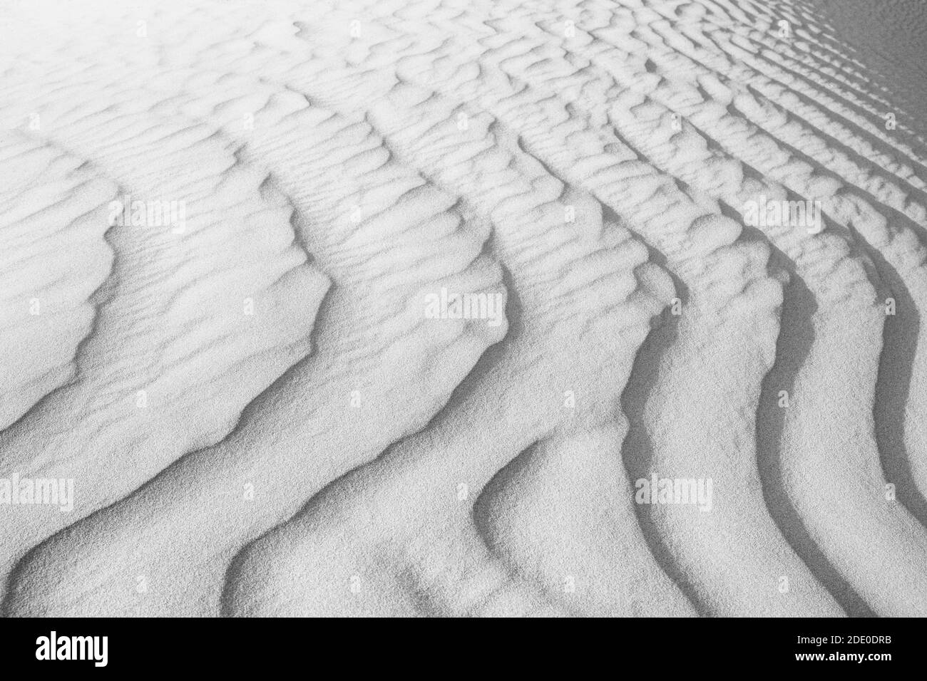 Close up of background texture of desert sand dunes. Beautiful ...