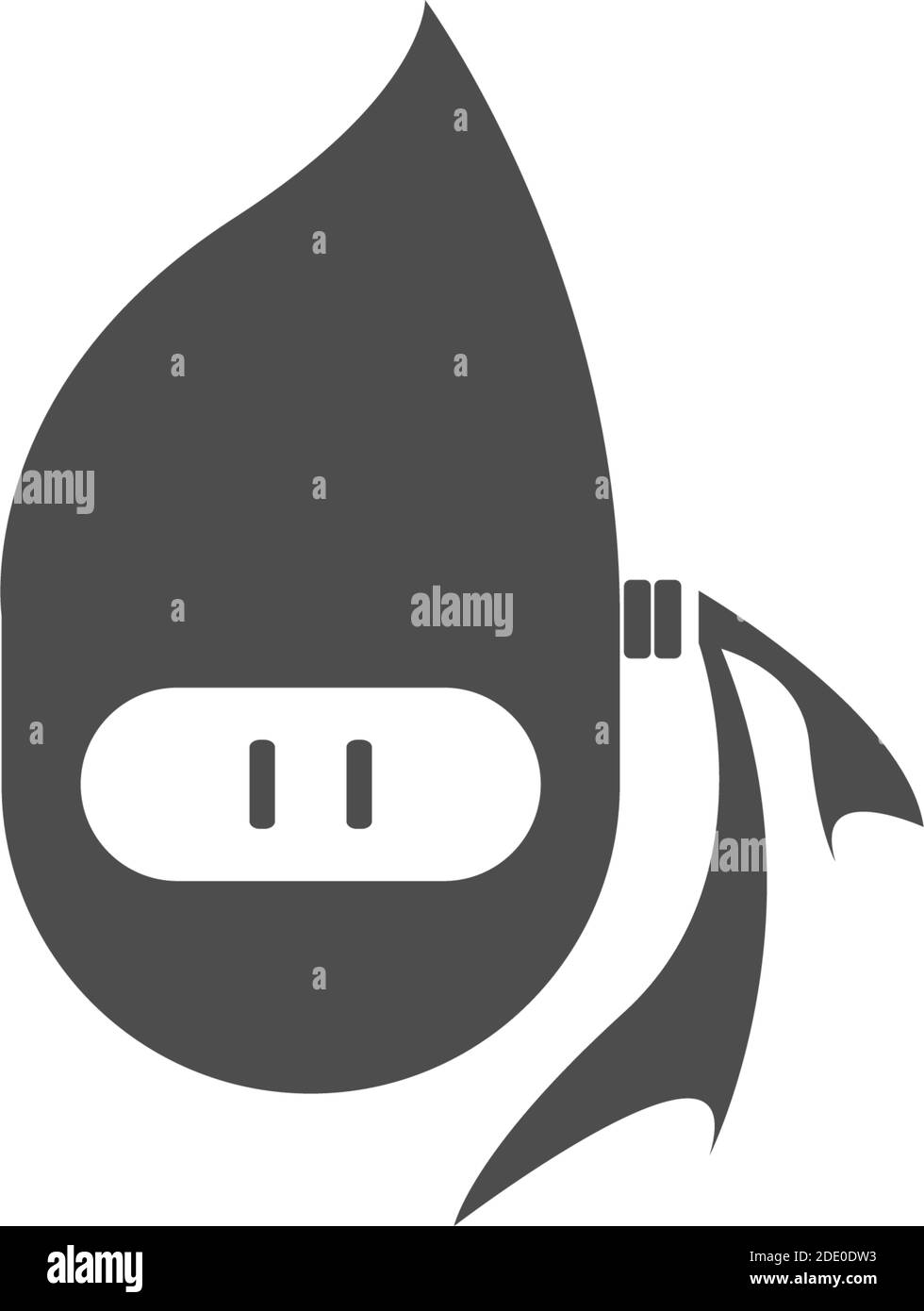 Ninja Face logo vector template Stock Vector Image & Art - Alamy