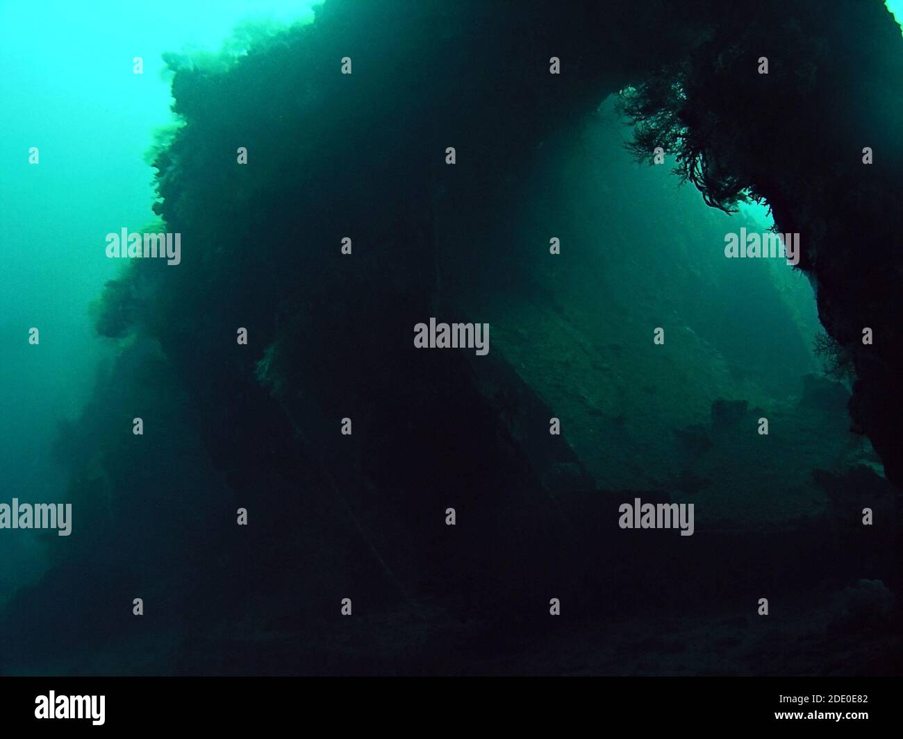 USS Liberty shipwreck, Tulamben beach, Bali Island, Indonesia Stock ...