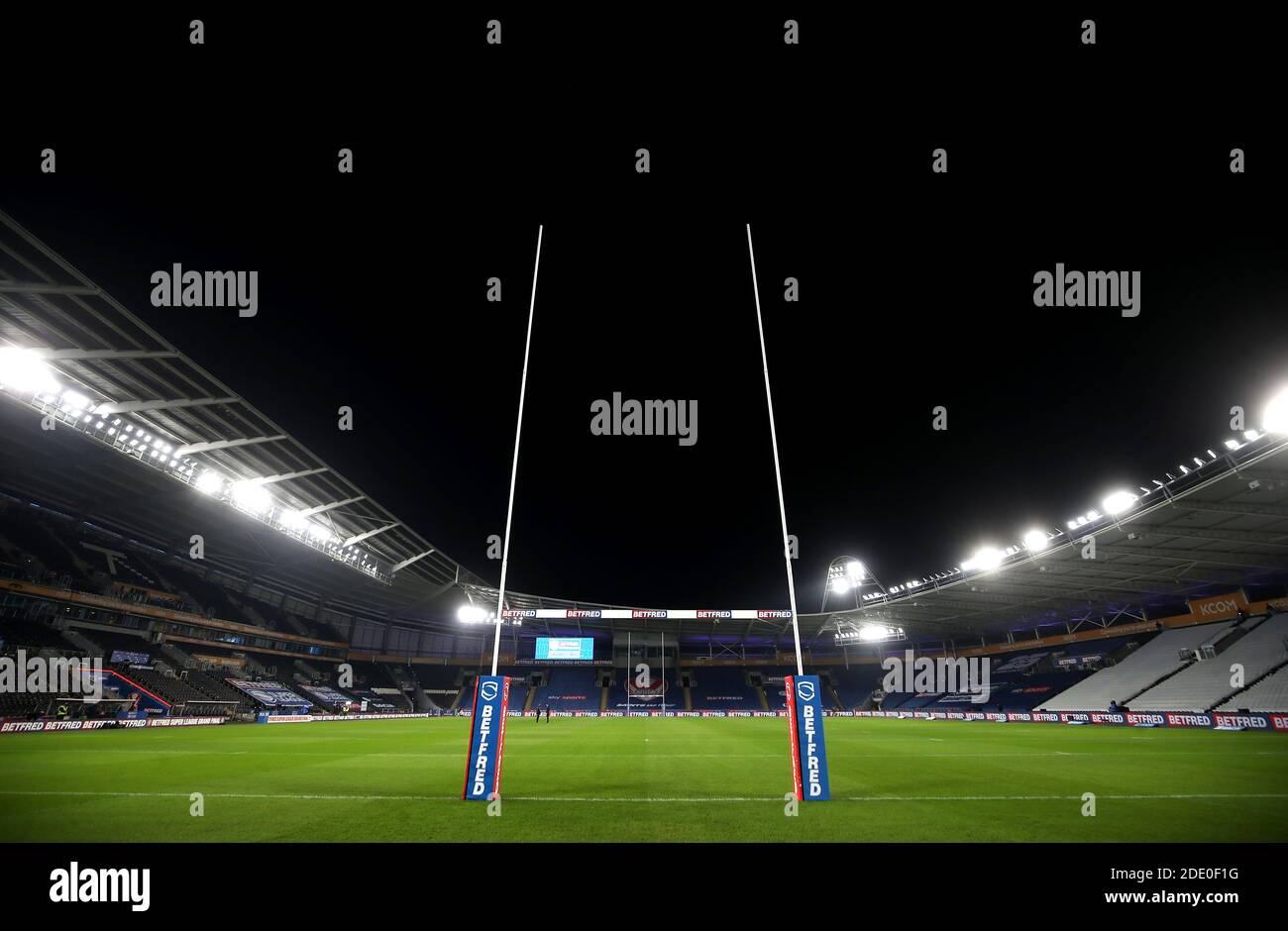 A general view of the KCOM Stadium, Hull Stock Photo - Alamy