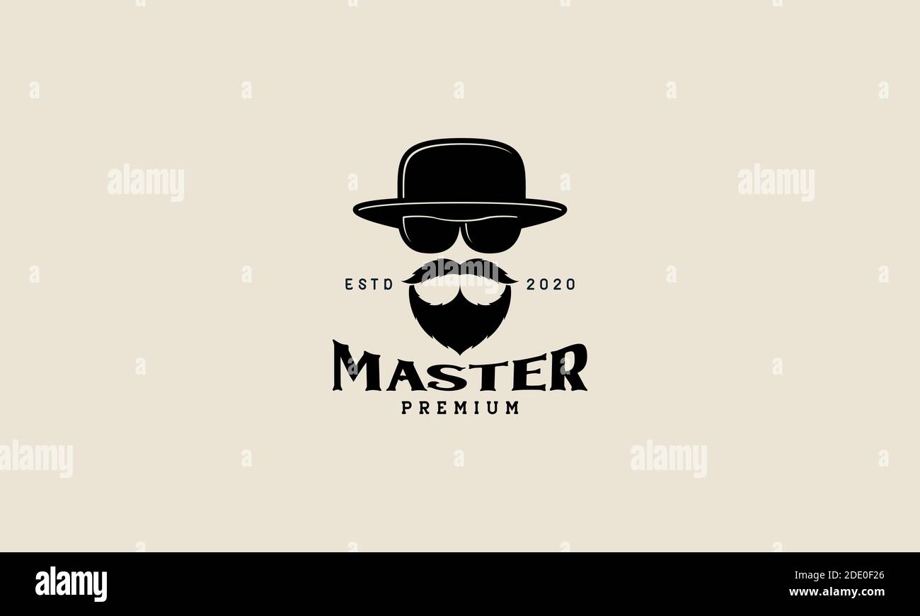 Black Mustache And Beard Beanies