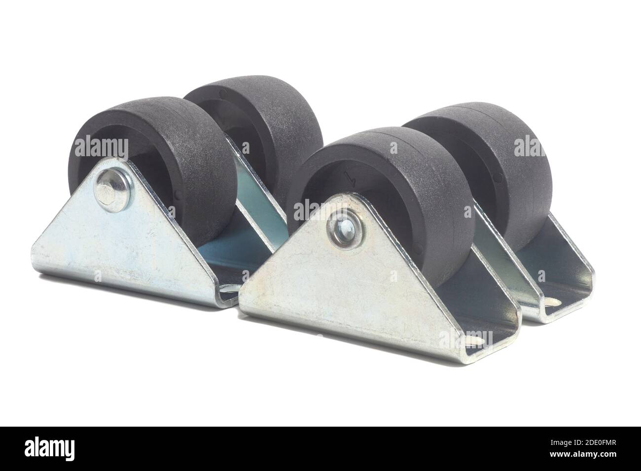 Office Chair Caster Wheels Roller isolated on white background Stock ...