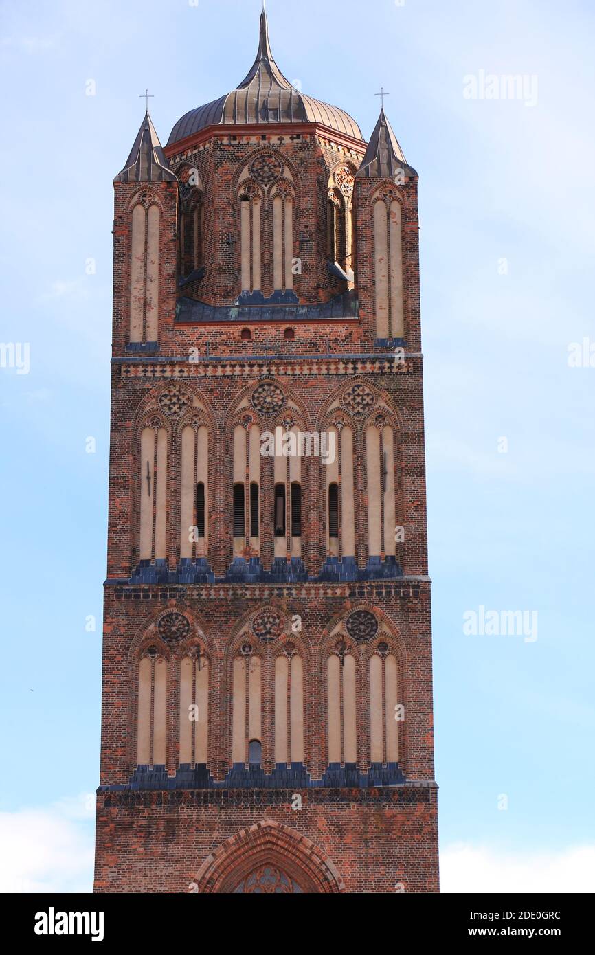 Historische Gebäude in der Altstadt von Stralsund in Mecklenburg ...
