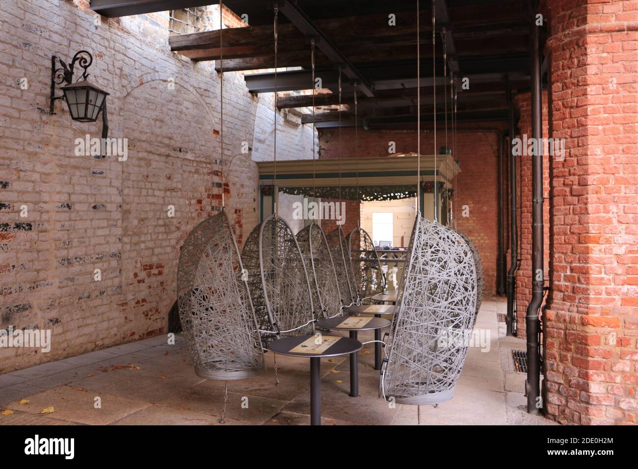 Historische Gebäude in der Altstadt von Stralsund in Mecklenburg ...