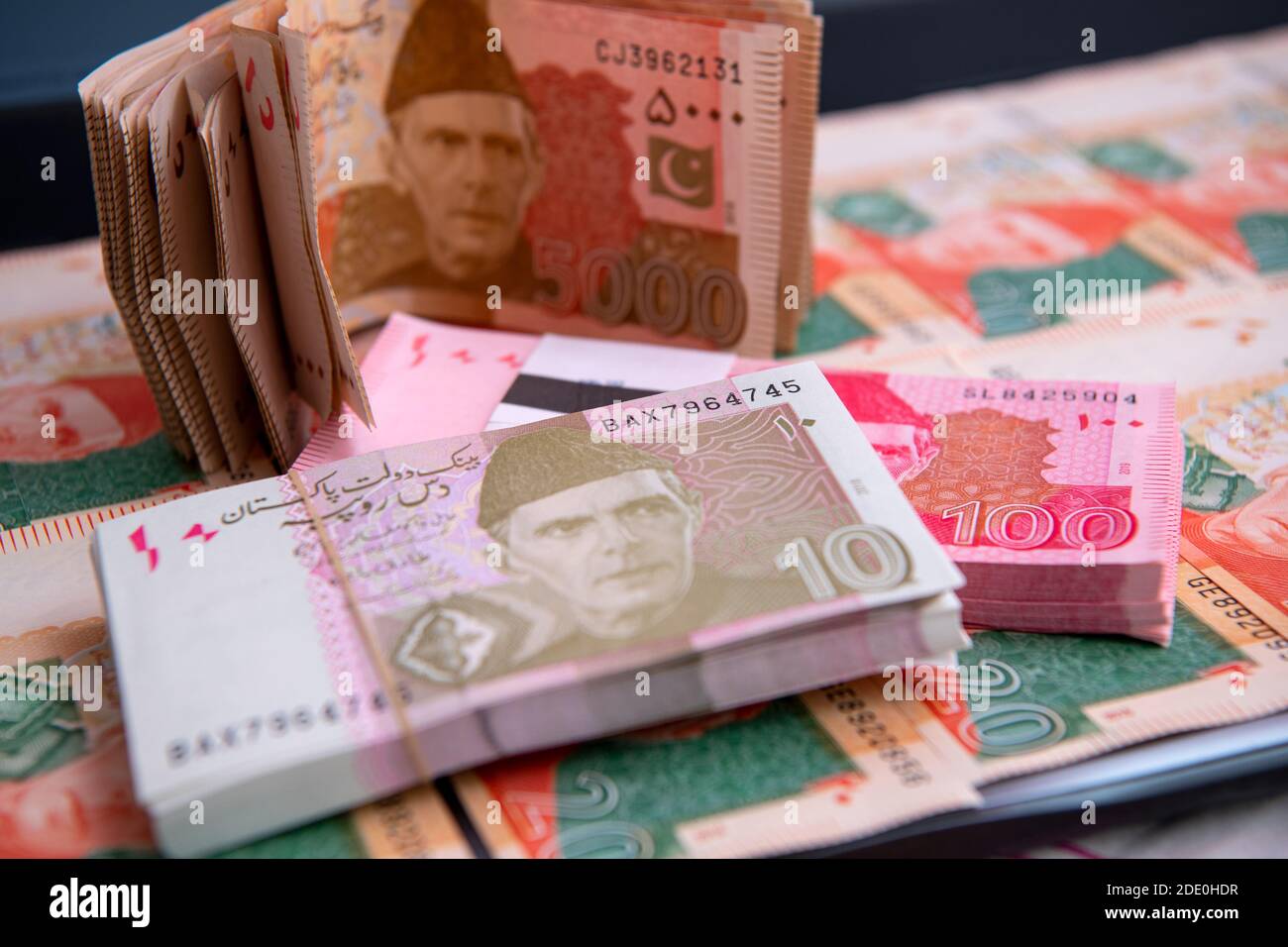 Pakistani Currency Banknote . Business and Finance concept Stock Photo ...