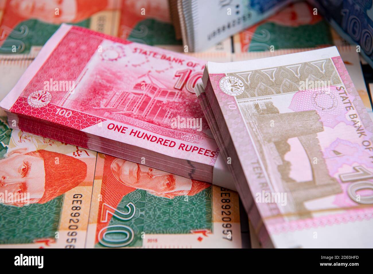 Pakistani Currency Banknote . Business and Finance concept Stock Photo ...