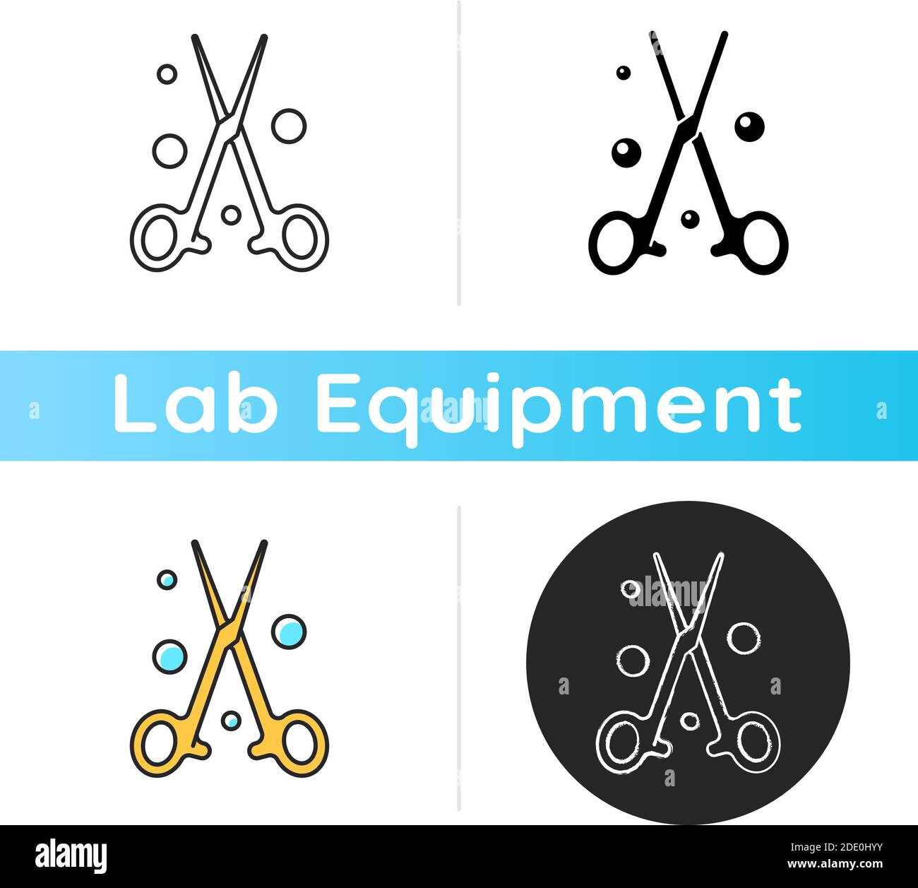 Doctor surgical forceps Stock Vector Images - Alamy