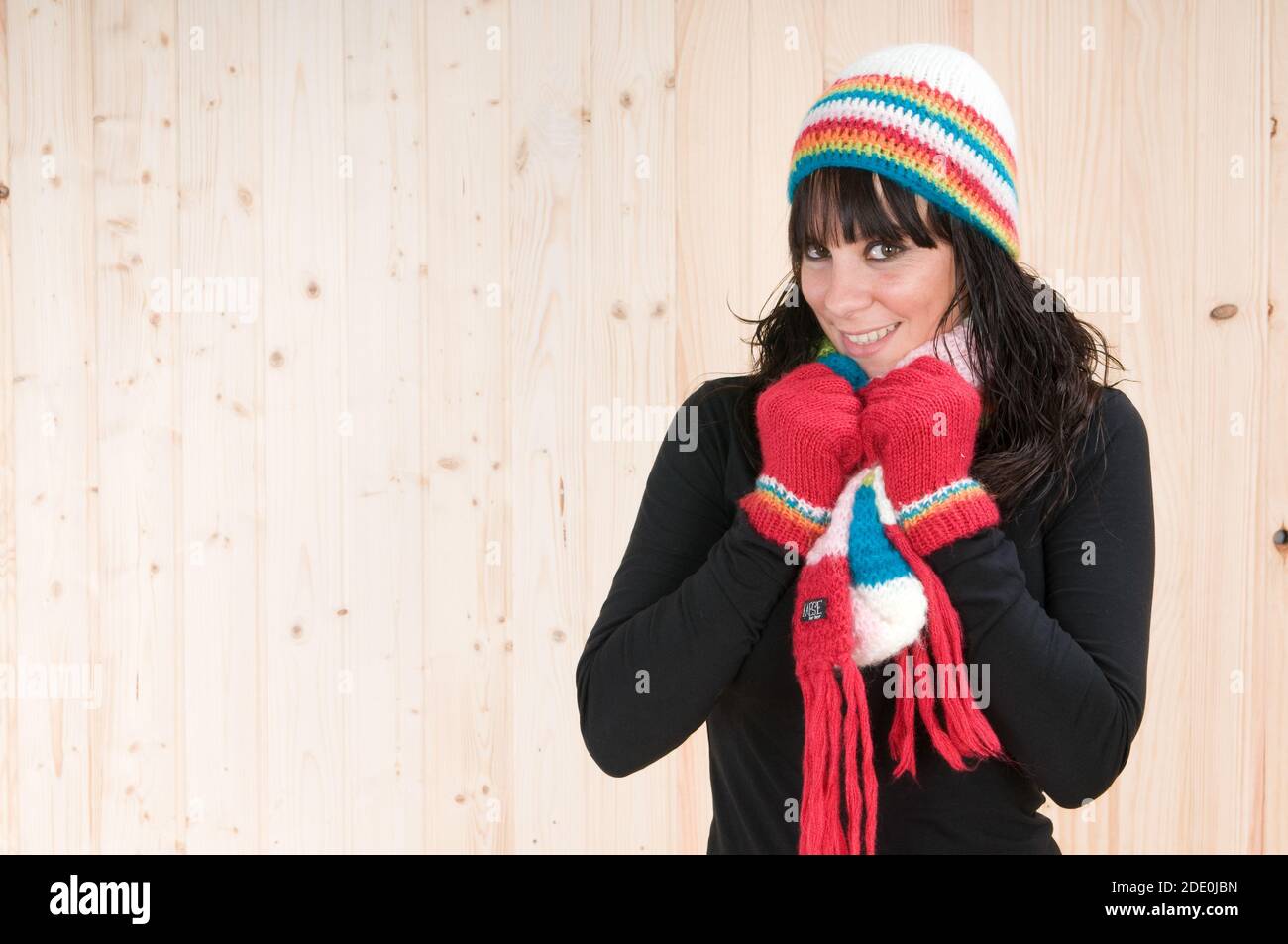 Woman weather thermometer hi-res stock photography and images - Alamy