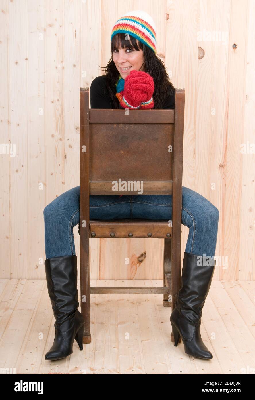 Woman weather thermometer hi-res stock photography and images - Alamy