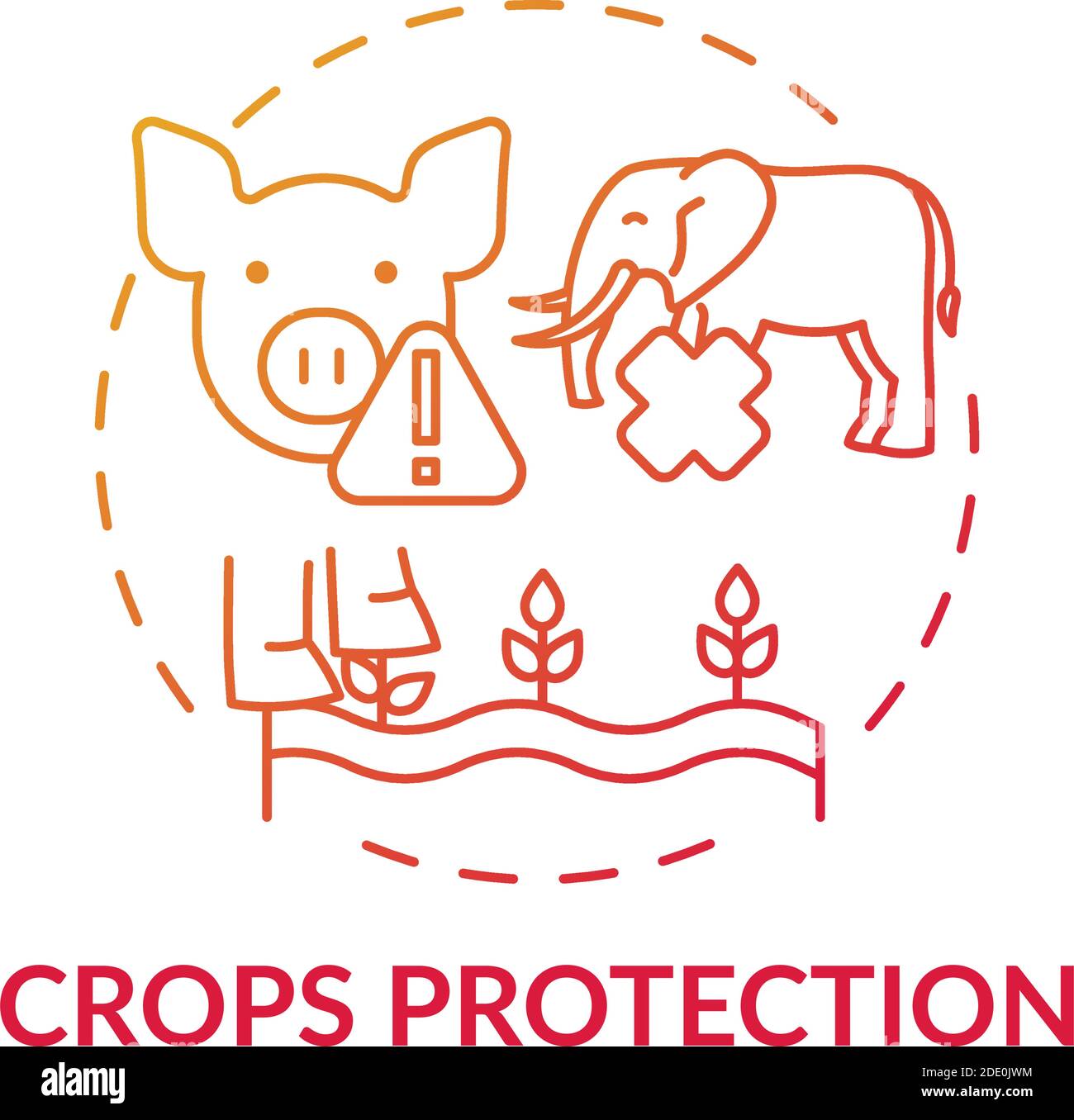 Destruction crops animal hi-res stock photography and images - Alamy